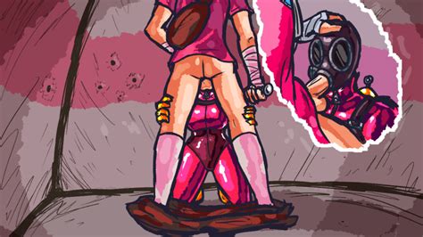Rule 34 2d 2d Artwork Backsack Bag Blowjob Bodysuit Boots Breasts