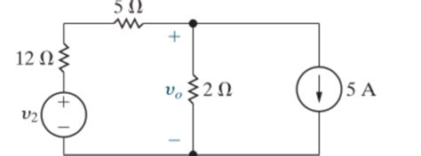 Solved Use The Principle Of Superposition To Find V In The Chegg
