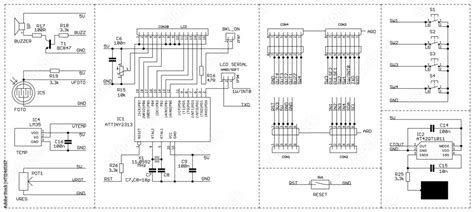 Schematic Diagram Of Electronic Device Vector Drawing Electrical
