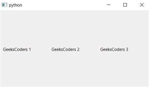 Python Pyside Layout Management Geekscoders