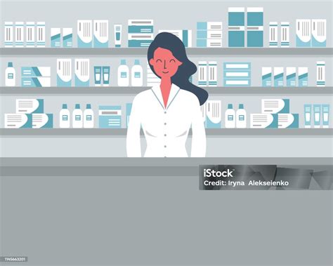 Spanduk Web Apoteker Di Apotek Ilustrasi Stok Unduh Gambar Sekarang