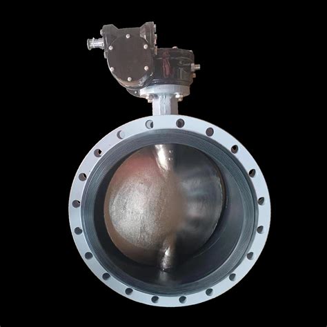 Vulcanized Seat WCB Double Flanged Butterfly Valve ZFA Valves