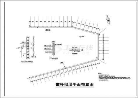 岩石边坡喷射混凝土护壁锚杆挡土墙支护挡土墙结构图土木在线