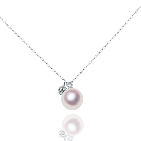 Mikimoto Morning Dew 8mm Akoya Pearl And Diamond Pendant Artofit