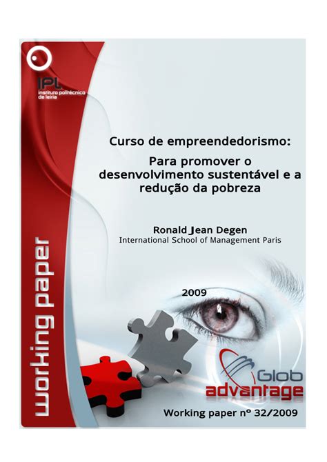 PDF Curso De Empreendedorismo Para Promover O Desenvolvimento