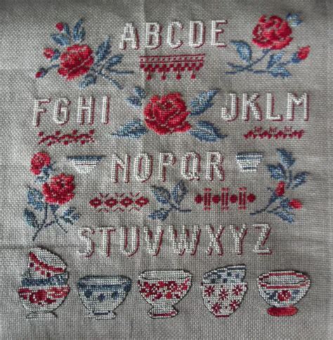 Broderie Point De Croix Abécédaire Fleur De Digoin Eur 7000 Picclick Fr