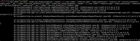 Elasticsearch Exception Typeindexnotfoundexception Reasonno Such
