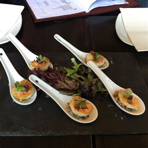Grilled King Prawns On Quinoa At The Amani Bar