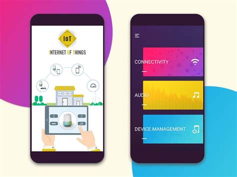 Iot Mobile App Design Mobile App Templates App Design