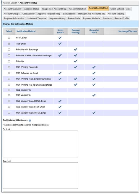 Account Notification Overview Aria Knowledge Central