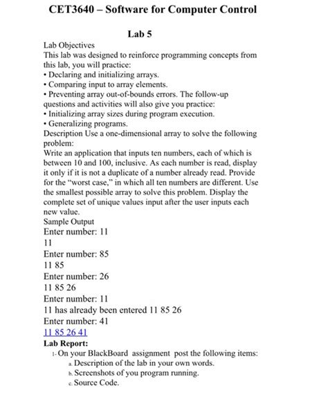 solved cet3640 software for computer control lab 5 lab