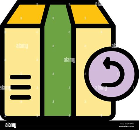 Return Cargo Box Icon Outline Return Cargo Box Vector Icon For Web Design Isolated On White