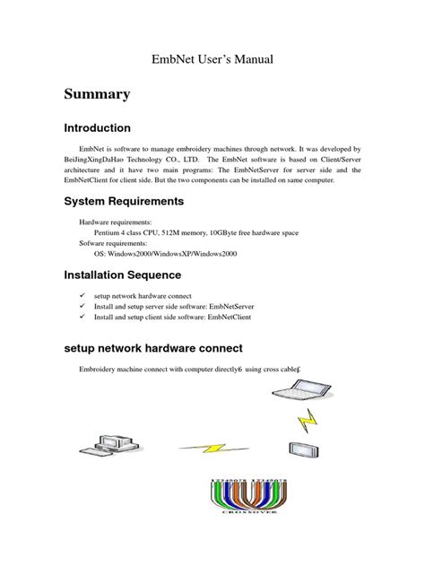 EmbNet Owner's Manual | PDF | Windows 2000 | Button (Computing)