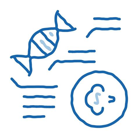 Genetic Disease Asthma Doodle Icon Hand Drawn Illustration 17796814