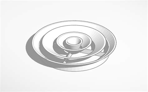 3d Design Circular Diffuser Vent Tinkercad