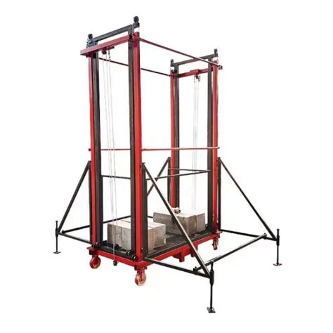 portable electric ladder lifting scaffold mobile electric scaffolding