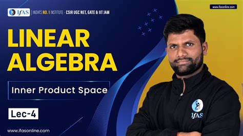 Complete Csir Net Mathematics Dec 2023 Inner Product Space In Linear