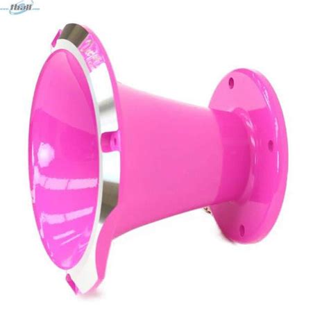 2 In Metal Loudspeaker System With Horn Pink