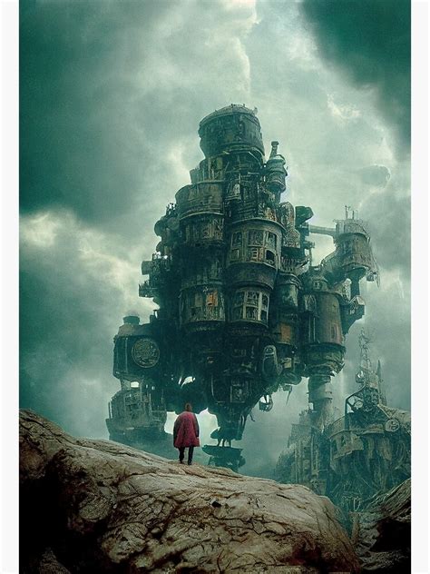 Alternative Movie Poster For Howl S Moving Castle In Vintage Gothic