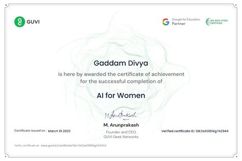Divya Gaddam On Linkedin Artificialintelligence Guvigeeknetworks