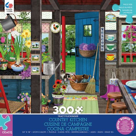 Ceaco Tracy Flickinger Country Kitchen 1000 Piece Puzzle