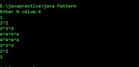 Print Number Star Half Diamond Pattern Type 2 Prep Insta