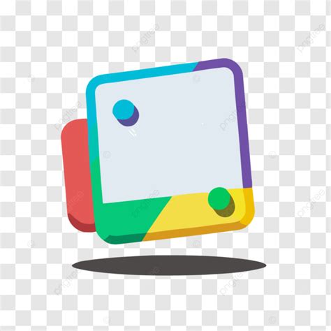 다채로운 사각형 블록 로고 벡터 흰색 배경에 정직의 단순한 다채로운 아이콘 그림자 없음 작은 프레임 중앙 Png 일러스트 및 벡터 에 대한 무료 다운로드 Pngtree