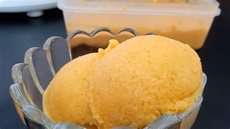 පොල් කිරි වලින් අඹ අයිස්ක්‍රීම් Coconut Milk Mango Ice Cream Youtube