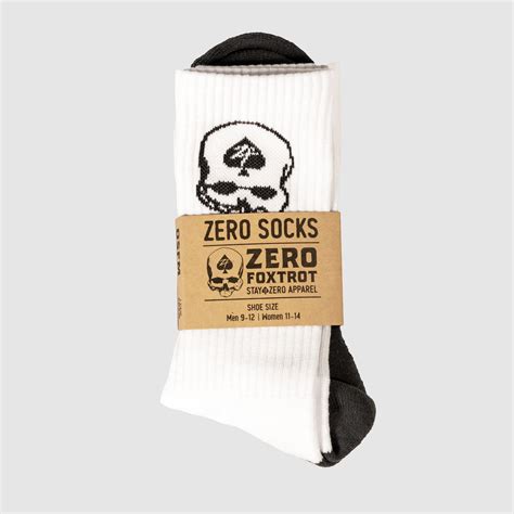 Zero Socks Skull Zero Foxtrot