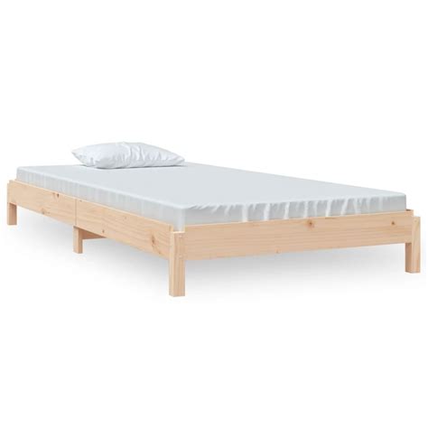 Lit Adulte Lit Empilable 90x190 Cm Bois De Pin Massif Cwv89564