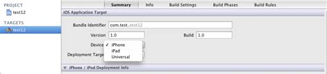 Iphone Creating Universal App For Xcode 43 Stack Overflow