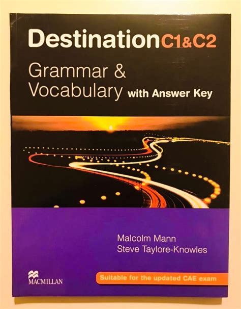 Destination C C Grammar Vocabulary With Answer Key