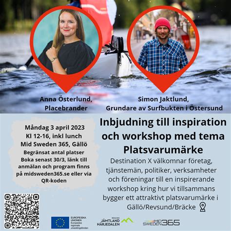 Inspiration Och Workshop Med Tema Platsvarum Rke Mid Sweden