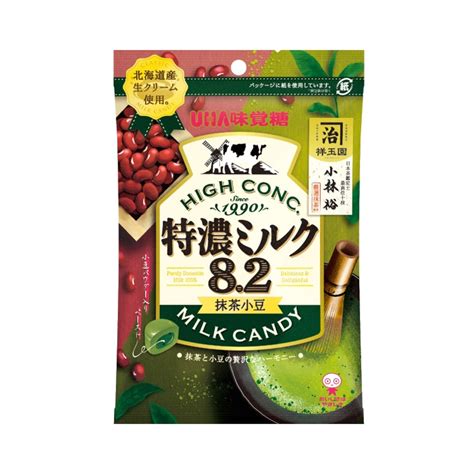 Uha미카쿠토 Uha 미각당 특농 밀크 82 말차and팥 일본 사탕 캔디 간식 위시버킷