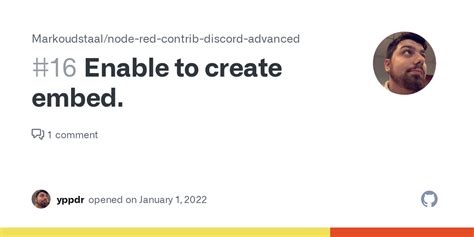 Enable To Create Embed Issue 16 Markoudstaal Node Red Contrib
