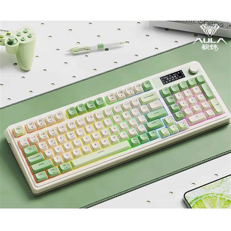 Aula S99 Pro Wireless Bluetooth Rgb Gaming Keyboard Green Progear Cambodia