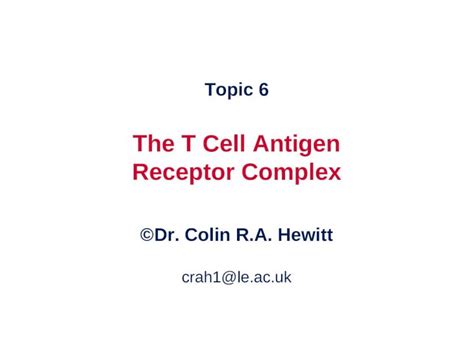 Ppt T Cell Antigen Receptors Ppt Dokumentips