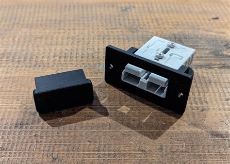 Flush Mount 12v 1x Anderson 50amp Plug Panel Includes 1x Anderson Sty