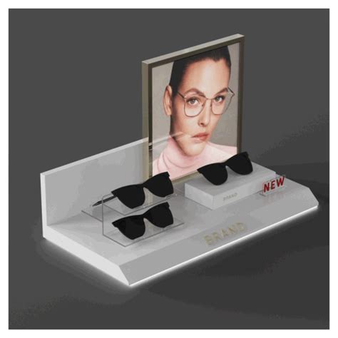 Custom Brand Eyewear Optical Shop Acrylic Display Stand Rack Sunglasses