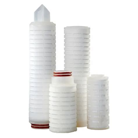 PES Membrane Pleated Filter Cartridge High Performance Pharmaceutical Sterilization PESD