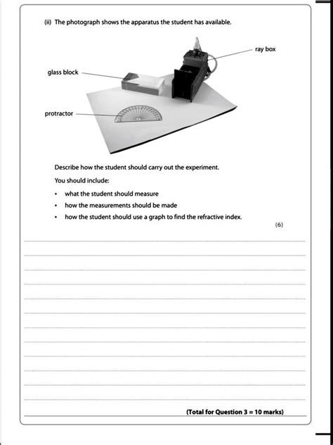 Solved Ii The Photograph Shows The Apparatus The Student Chegg
