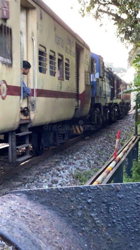 Konkan Railway Train Indian Railway Editorial Stock Image Image Of