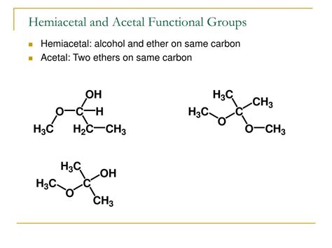 Hemiacetal Functional Group