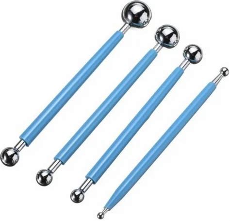 Modelling Ball Tools Cake Tools 4pcs Metal Ball Baking Fondant Cake
