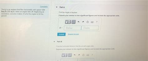 solved constants part a you re in an airplane that flies