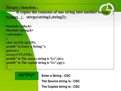 String Handling Functions Powerpoint Slides Learnpick India
