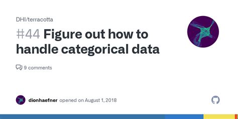 Figure Out How To Handle Categorical Data · Issue 44 · Dhiterracotta · Github