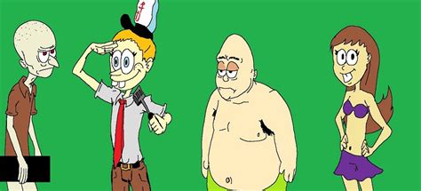 Human Spongebob Characters By Lexluthorfan On Deviantart
