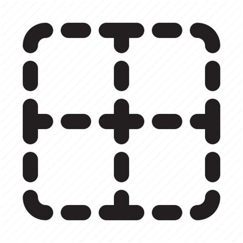 No Border Dash Stroke Formating Style Layout Icon Download On Iconfinder
