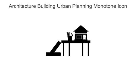 Architecture Building Urban Planning Monotone Icon In Powerpoint Pptx Png And Editable Eps
